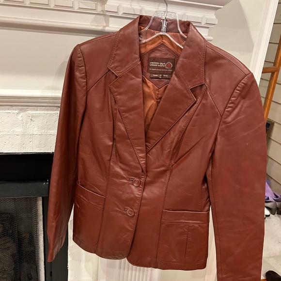 SHEPLERS | Jackets & Coats | Vintage Sheplers Leather Jacket Coat ...